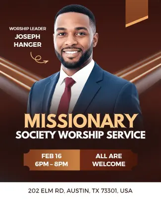 Free Missionary Flyer Templates for Outreach & Support Trips