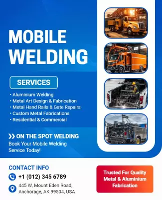 Free Welding Flyer Templates for Services & Equipment Sales