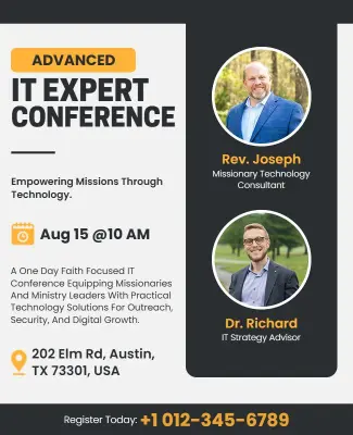 Free Missionary Flyer Templates for Outreach & Support Trips