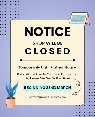 Notice Poster Templates - Free to Customize, Download & Print