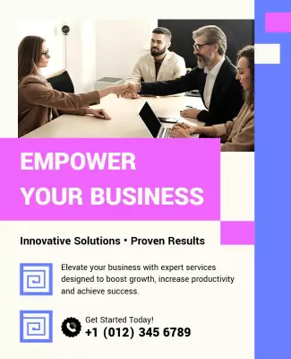 Business Poster Templates - Free for Promotion & Services
