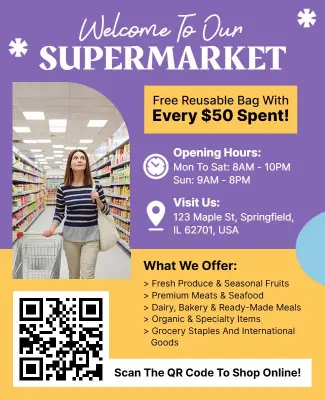 Supermarket Flyer Templates - Free, Editable & Ready to Print