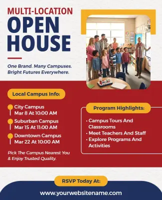 Open House Flyer Templates | Customize for Property Showcases