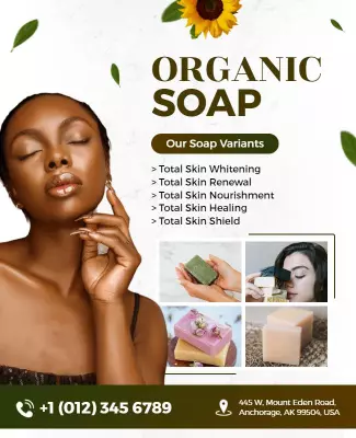 Free Soap Flyer Templates for Sales & Workshops