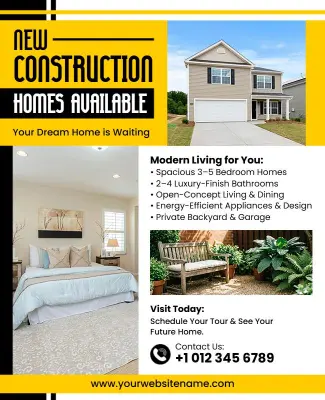 Construction Flyer Templates | Free to Customize & Download