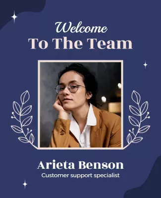 Free Welcome Flyer Templates for New Team Members & Home