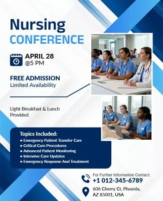 Nursing Flyer Templates – Free & Customizable Designs