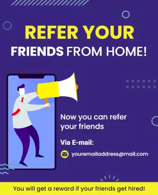 Refer a Friend Flyer Templates | Edit, Download & Print