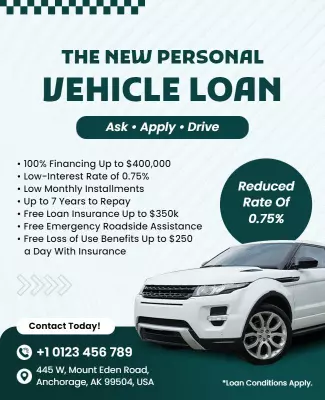 Loan Flyer Templates – Editable & Printable | DesignWiz