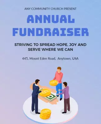 Fundraising Poster Templates for Charities