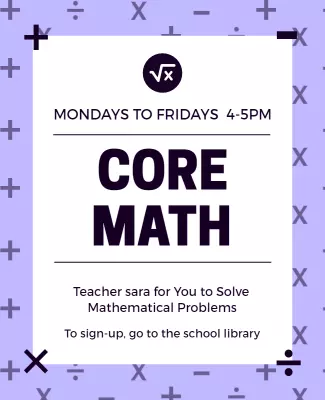 Math Poster Templates Free to Customize, Download & Print