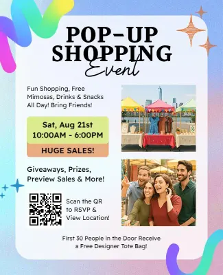 Pop-Up Event Flyer Templates | Ready to Download & Print