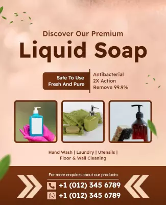 Free Soap Flyer Templates for Sales & Workshops