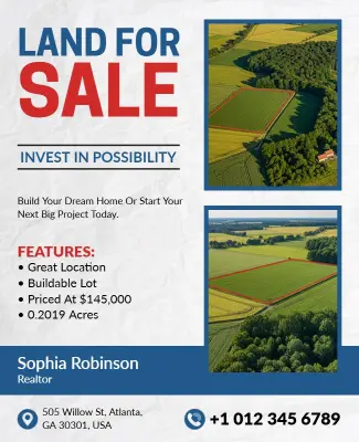 Free Customizable Real Estate Flyer Templates | DesignWiz