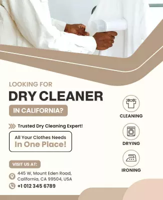 Free Customize Dry Cleaning Flyer Templates | DesignWiz