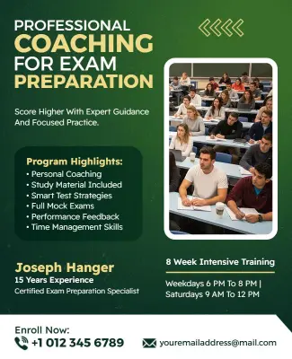 Coaching Flyer Templates - Free to Edit, Download, & Print