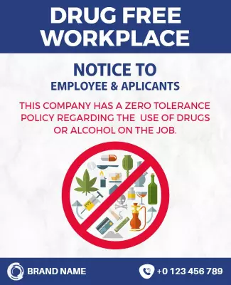 Drug Free Poster Templates - Free for Youth Organizations
