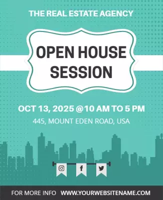 Open House Flyer Templates: Free to Customize, Download & Print