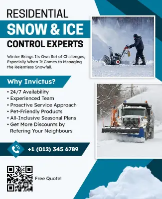 Free Snow Removal Flyer Templates for Services & Pricing