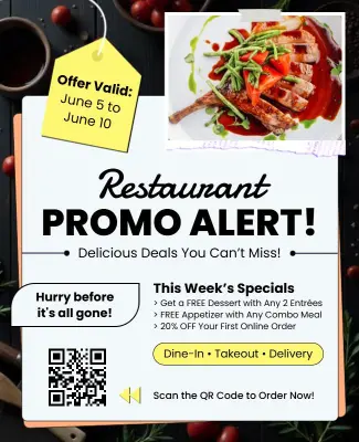 Restaurant Flyer Templates | Ready to Use