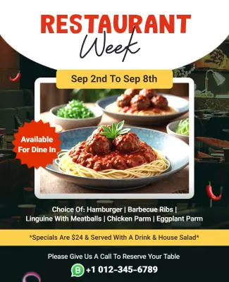 Restaurant Flyer Templates | Ready to Use