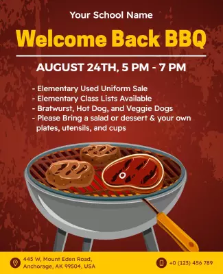 Free Welcome Back Flyer Templates for College Events & Parties