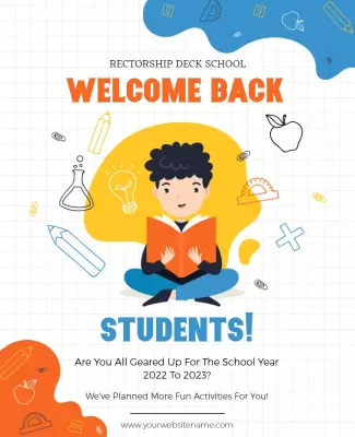 Free Welcome Back Flyer Templates for College Events & Parties
