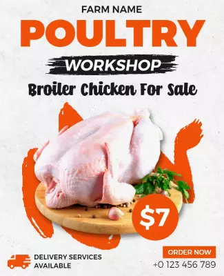 Poultry Farm Flyer Templates – Free & Customizable Designs