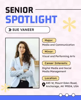 Free Spotlight Flyer Templates for Employee & Student Recognition