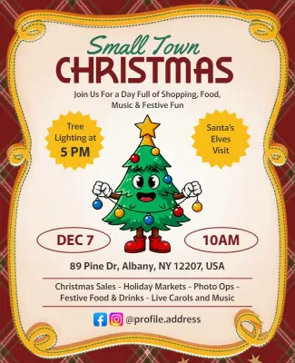 Christmas flyer templates | Free to Edit for festive events