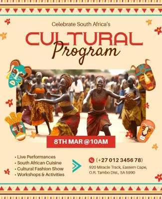 Online Cultural Flyer Templates for Festivals & Heritage Events