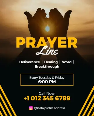 Prayer Flyer Templates for Church Meeting and Events