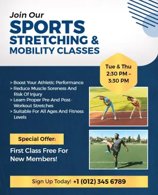 Sports Flyer Templates for Tournaments, Tryouts and Training