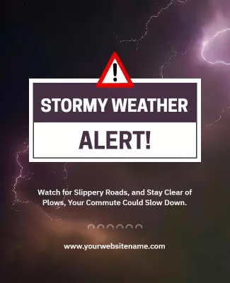 Printable Weather Flyer Templates for Closures & Cancellations