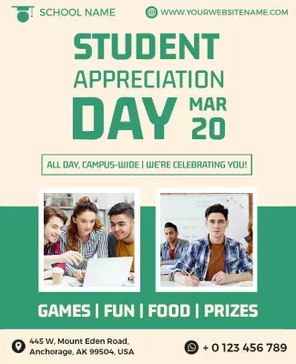 Free Appreciation Flyer Templates for Volunteers & Employees