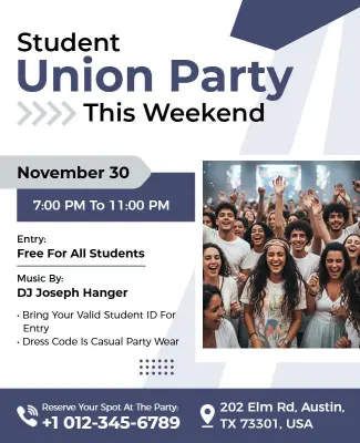 Free Union Flyer Templates for Meetings & Elections