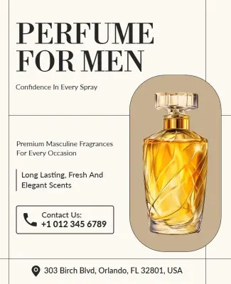 Perfume Poster Templates - Personalize, Print & Promote Easily