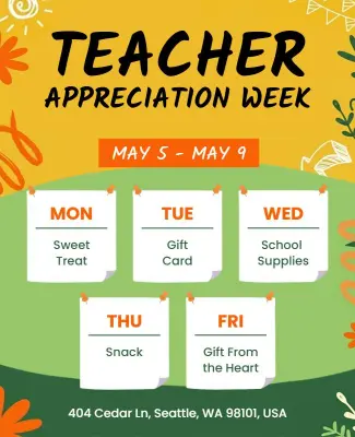 Free Printable Appreciation Flyer Templates for Recognition