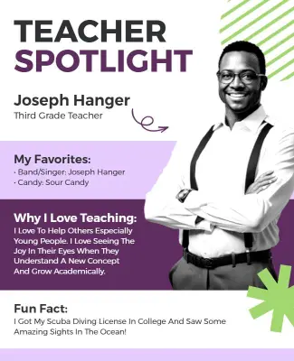 Free Spotlight Flyer Templates for Employee & Student Recognition