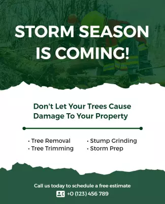 Tree Service Flyer Templates for Trimming & Removal | DesignWiz