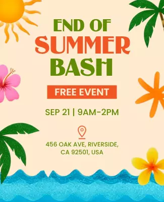 Summer Poster Templates | Free for Events & Seasonal Promotions