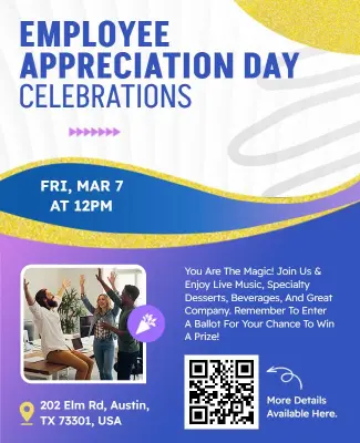 Free Printable Appreciation Flyer Templates for Recognition
