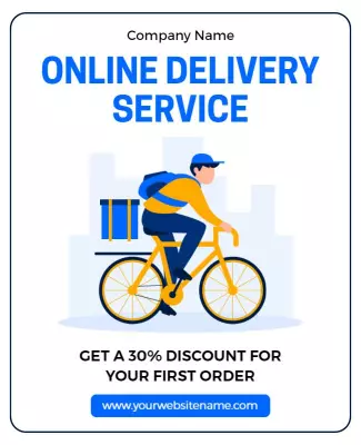 Delivery Poster Templates | Free & Ready to Edit Online