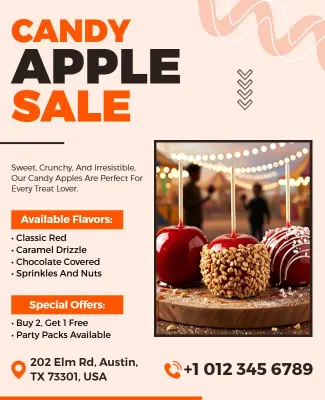 Free Candy Flyer Templates for Donations, Sales & Events