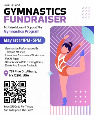 Editable Gymnastics Flyer Templates for Workshops & Kids Classes