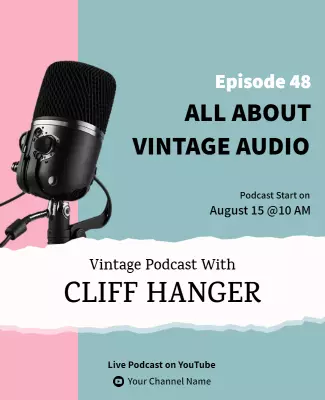 Podcast Poster Templates | Editable, Printable & Trending Designs