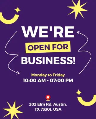 Free Editable We Are Open Flyer Templates | DesignWiz
