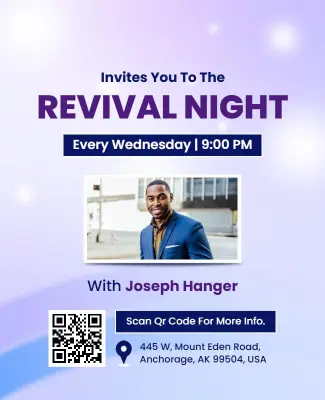 Revival Flyer Templates for Church and Worship Events
