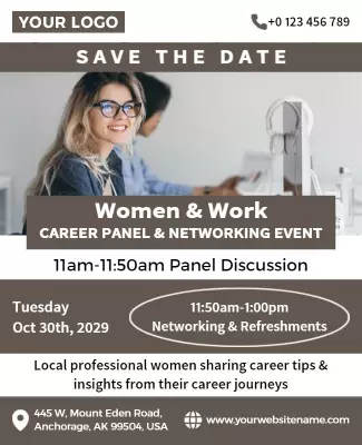 Panel Discussion Flyer Templates - Free to Customize & Share