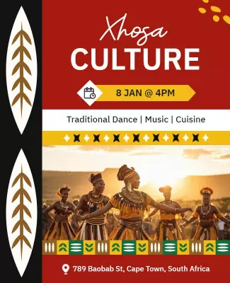 Online Cultural Flyer Templates for Festivals & Heritage Events